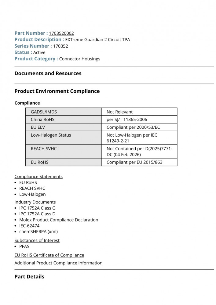 Product document preview, page 1