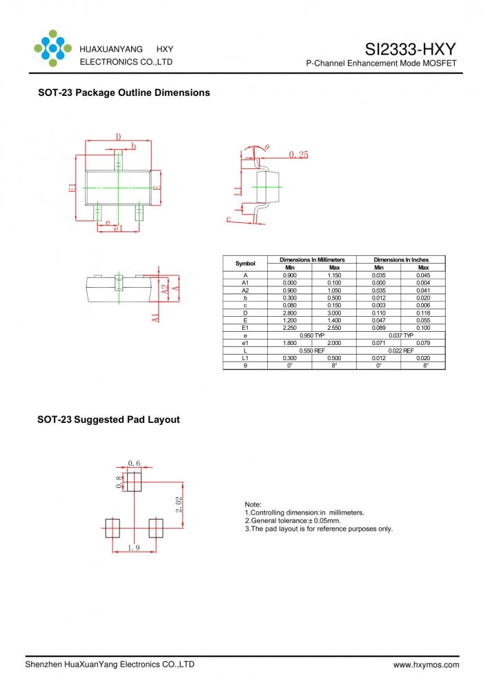SI2333-HXY datasheet page 5