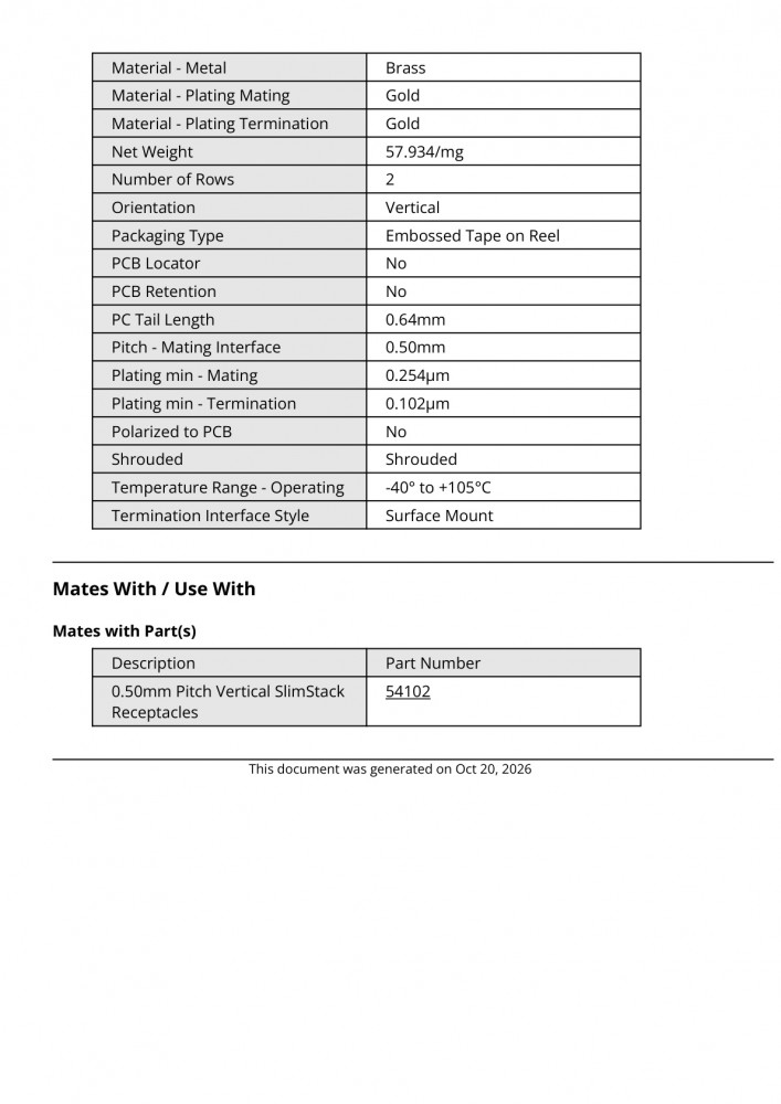 MOLEX 538850308 technical document image 3