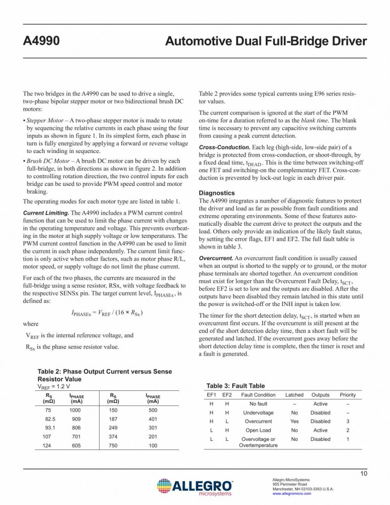 A4990 datasheet page 10