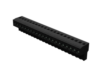 5.08mm Pitch Eurostyle Horizontal Plug, Gold (Au) Plated, Black, 21 Circuits for sale
