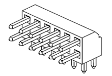 2.00mm Pitch Milli-Grid Header, Right-Angle, 24 Circuits, 0.76µm Gold (Au) Selective Plating for sale