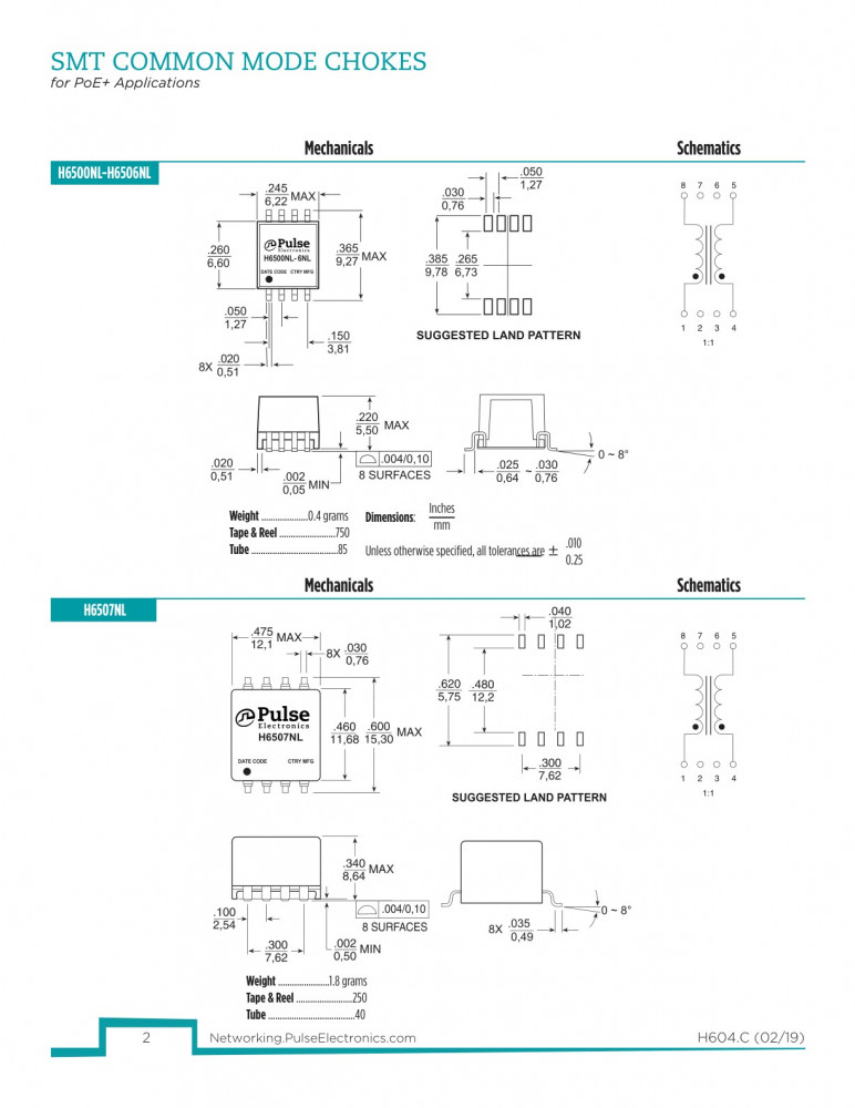 H6504NL datasheet page 2
