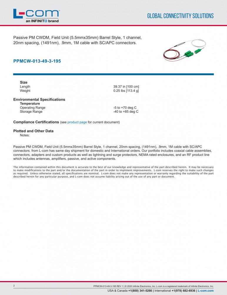 PPMCW-013-49-3-195 technical document page 2