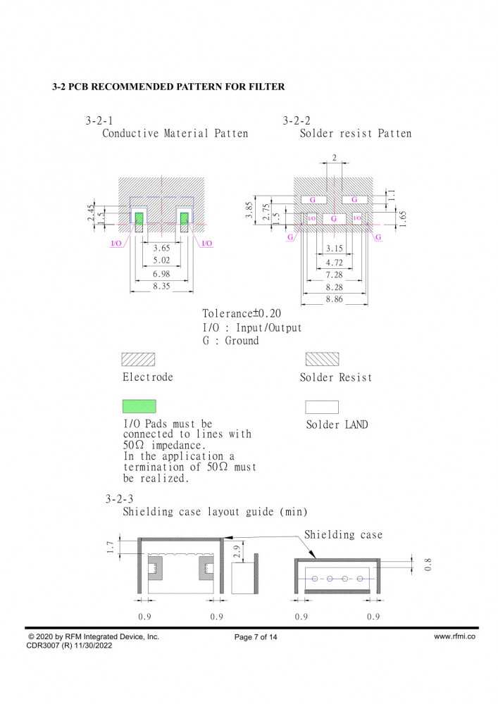 CDR3007 technical document page 7