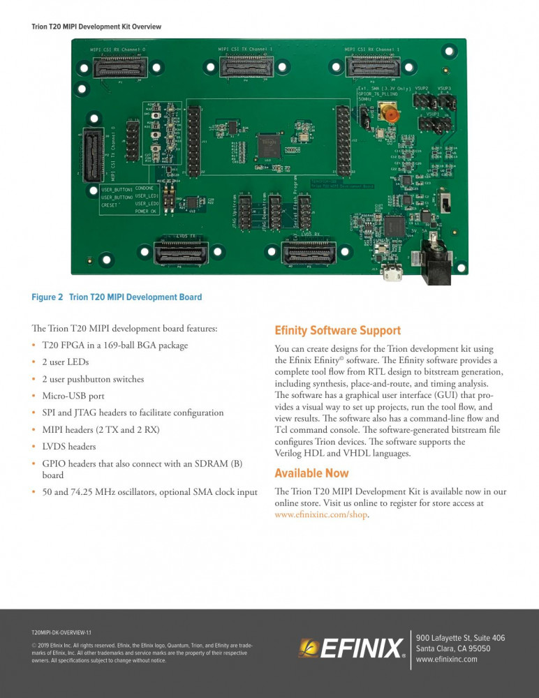 T20MIPI-DK technical document page 2