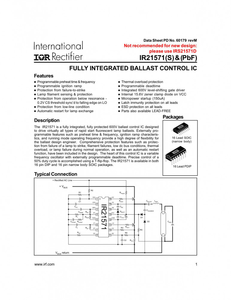 IR21571 technical document page 1