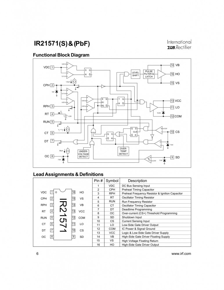 IR21571 technical document page 6