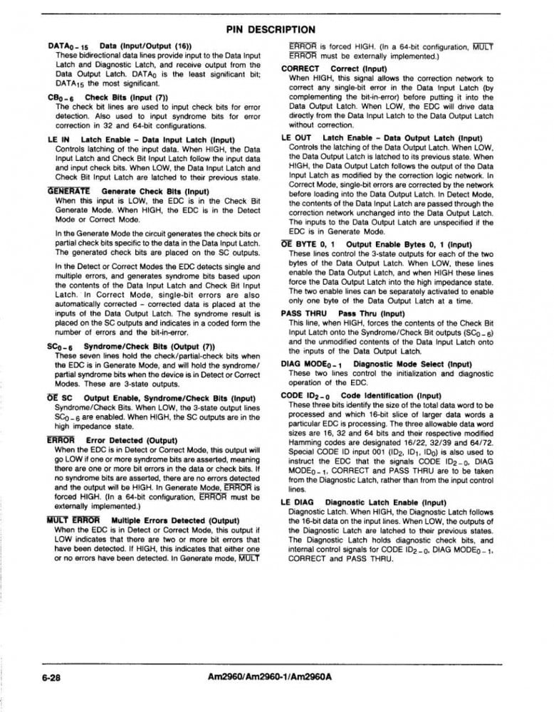 AM2960 technical document page 5
