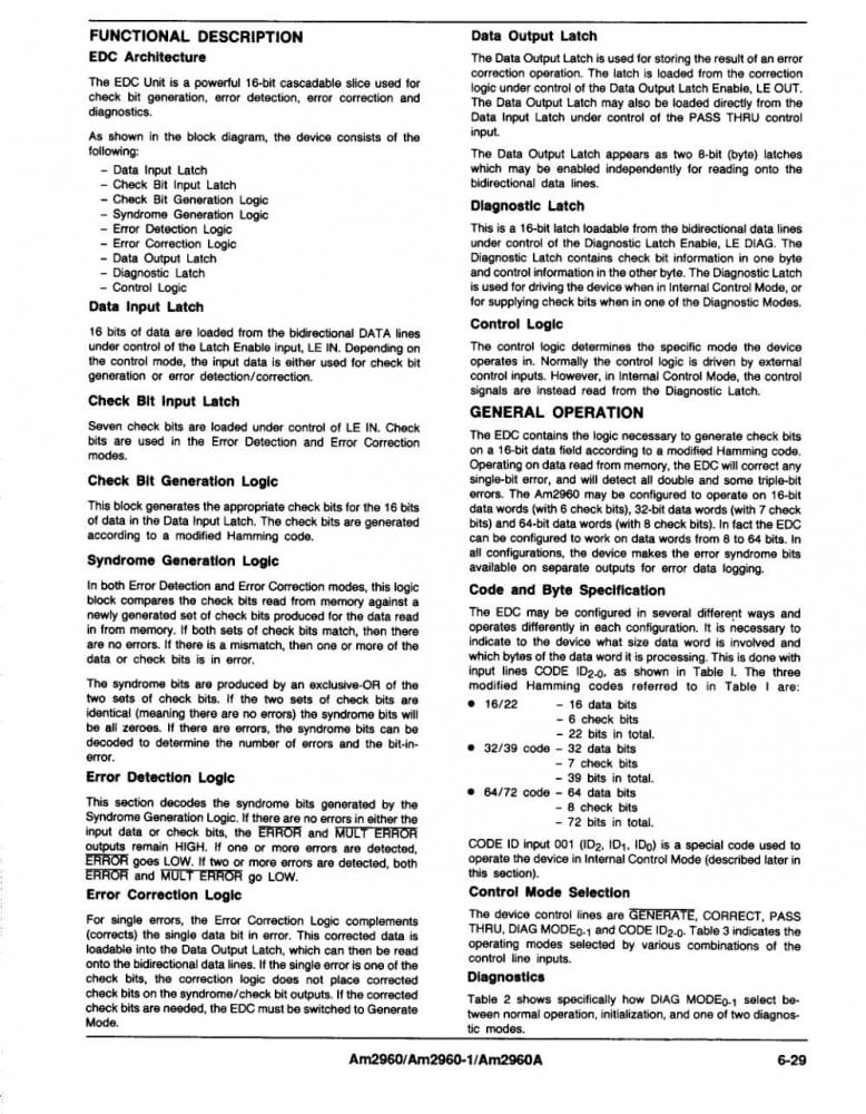 AM2960 technical document page 6