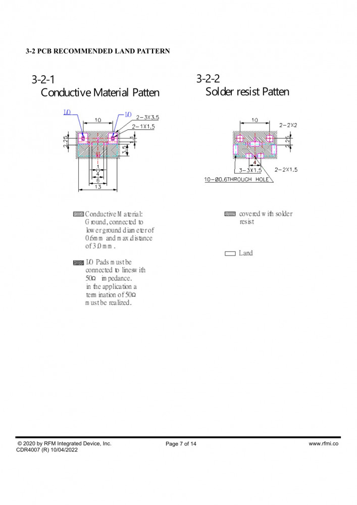 CDR4007 specification page 7