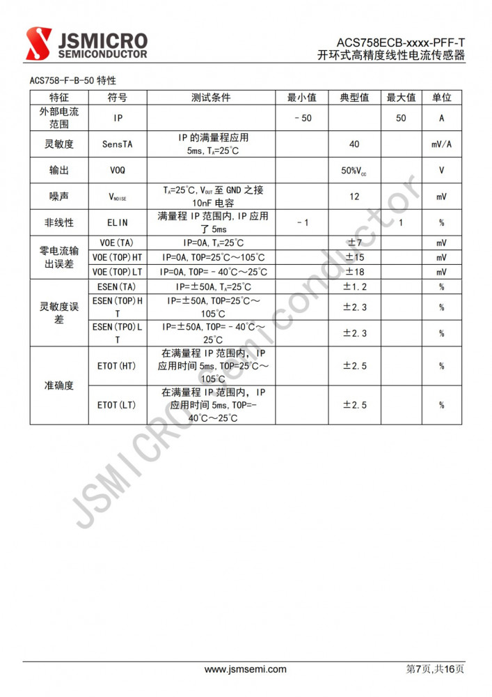 ACS758 datasheet page 7