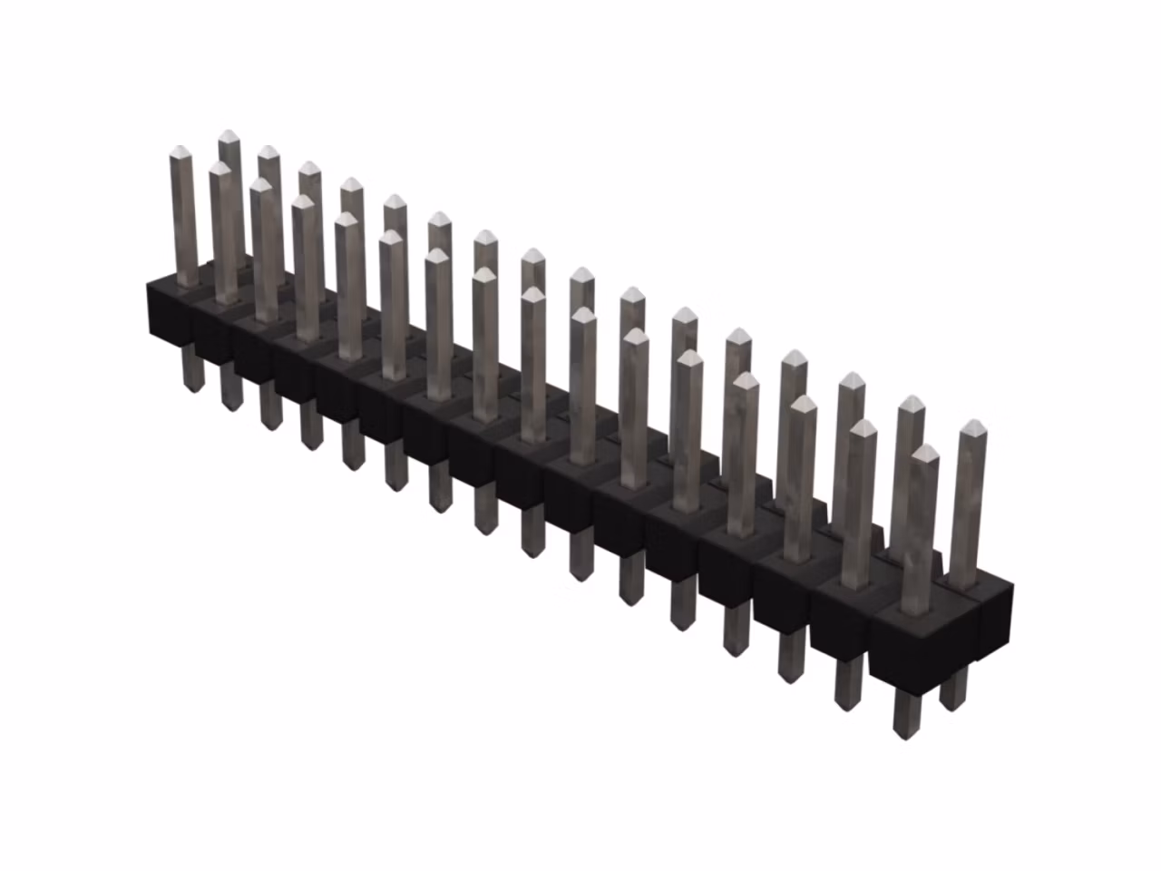 C-Grid Header, 2.54mm Pitch, Through Hole, Dual Row, Vertical, 32 Circuits, 2.54µm Tin (Sn) Plating, Tray Packaging, Lead-Free for sale