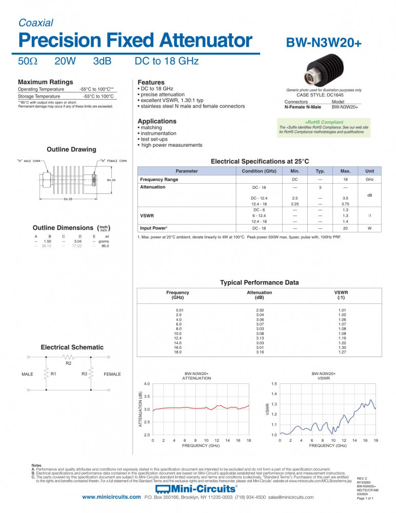 BW-N3W20+ product specification document