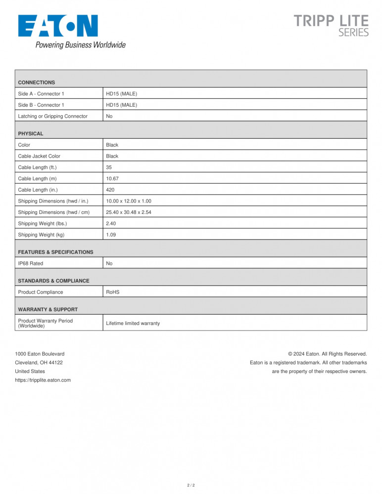 P502-035 technical document page 2