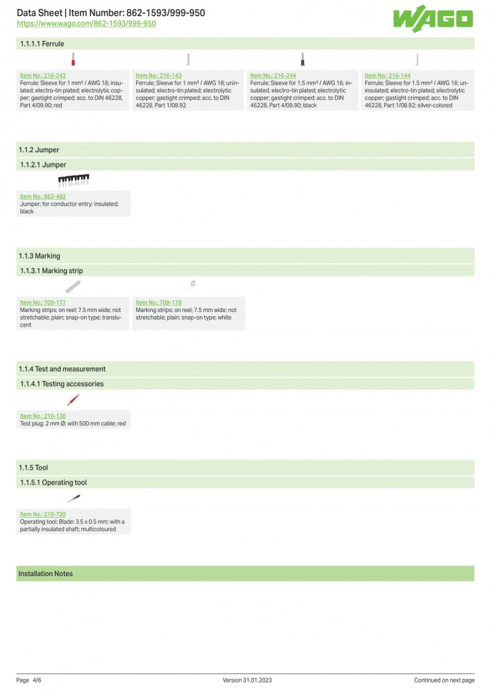 862-1593/999-950 technical document page 4