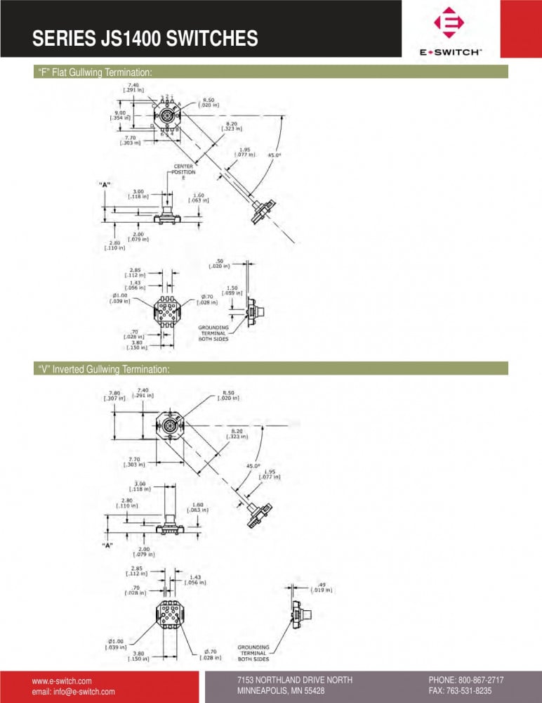 JS1400AFQ technical document page 2
