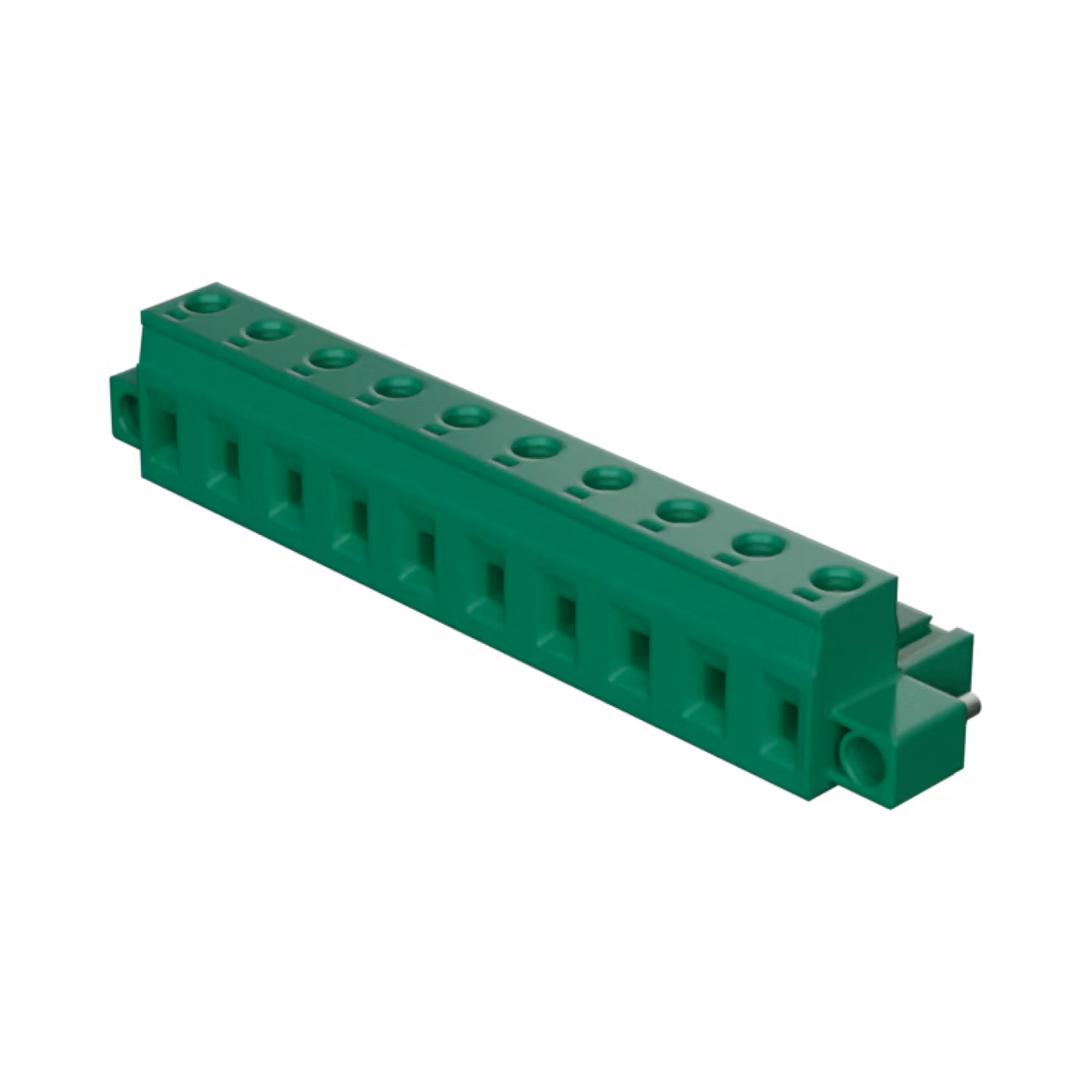 7.62mm Pitch Eurostyle Horizontal Plug, with Retention Screws, 10 Circuits for sale