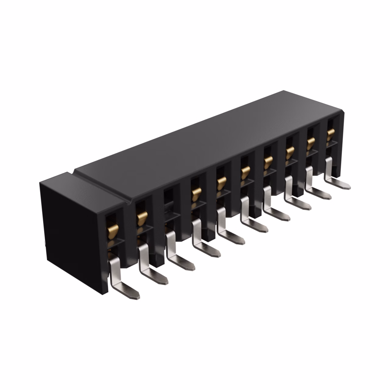 Milli-Grid Receptacle, Surface Mount, Side Entry, 0.76µm Gold (Au) Plating, 20 Circuits, Lead-Free, Tape and Reel