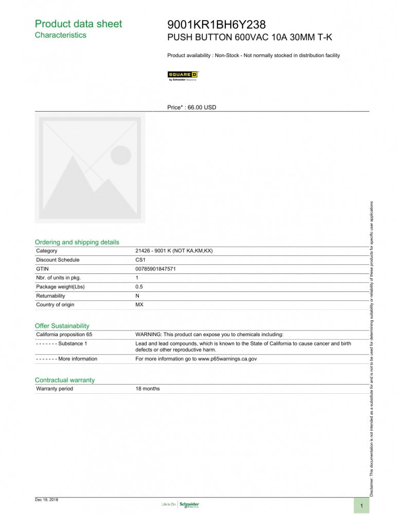 9001KR1BH6Y238 technical document preview