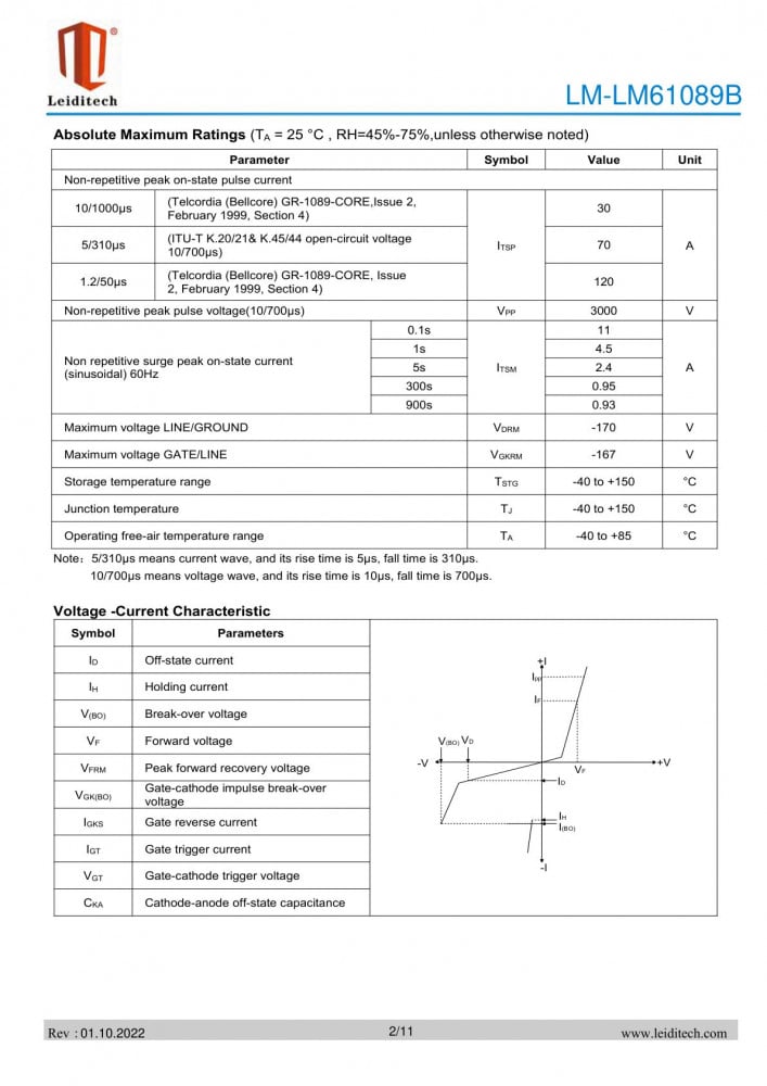 LM-LM61089B datasheet page 2