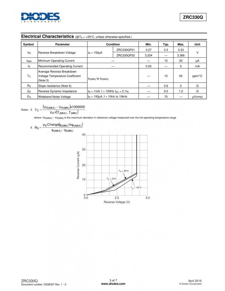 ZRC330Q technical document page 3