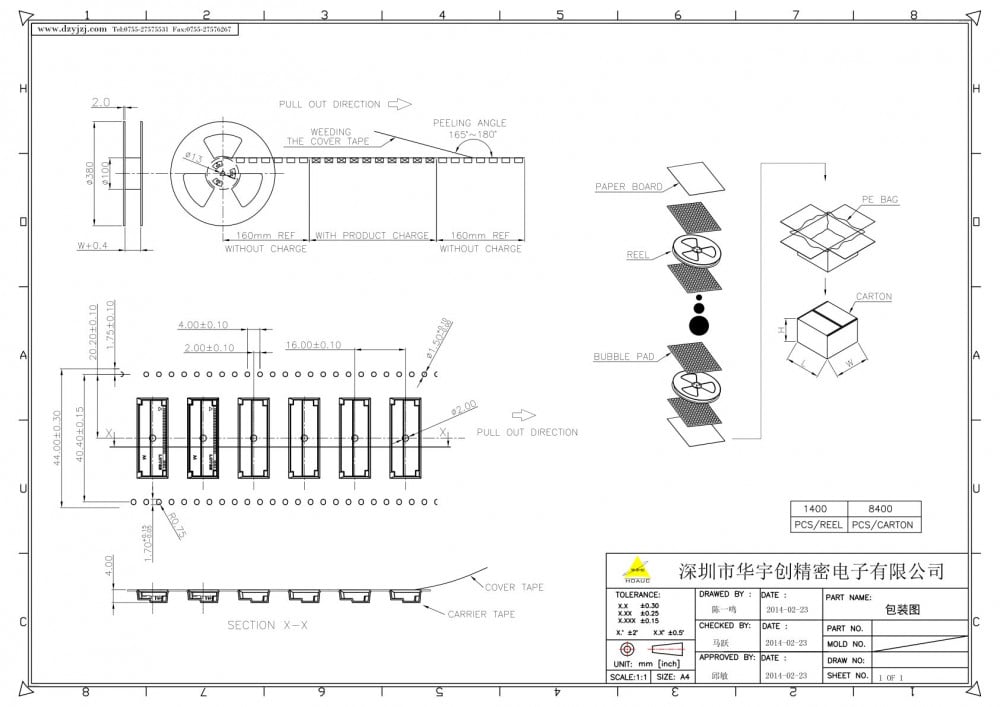 HOAUC HYCW13M-05NGFF-150B drawing page 4