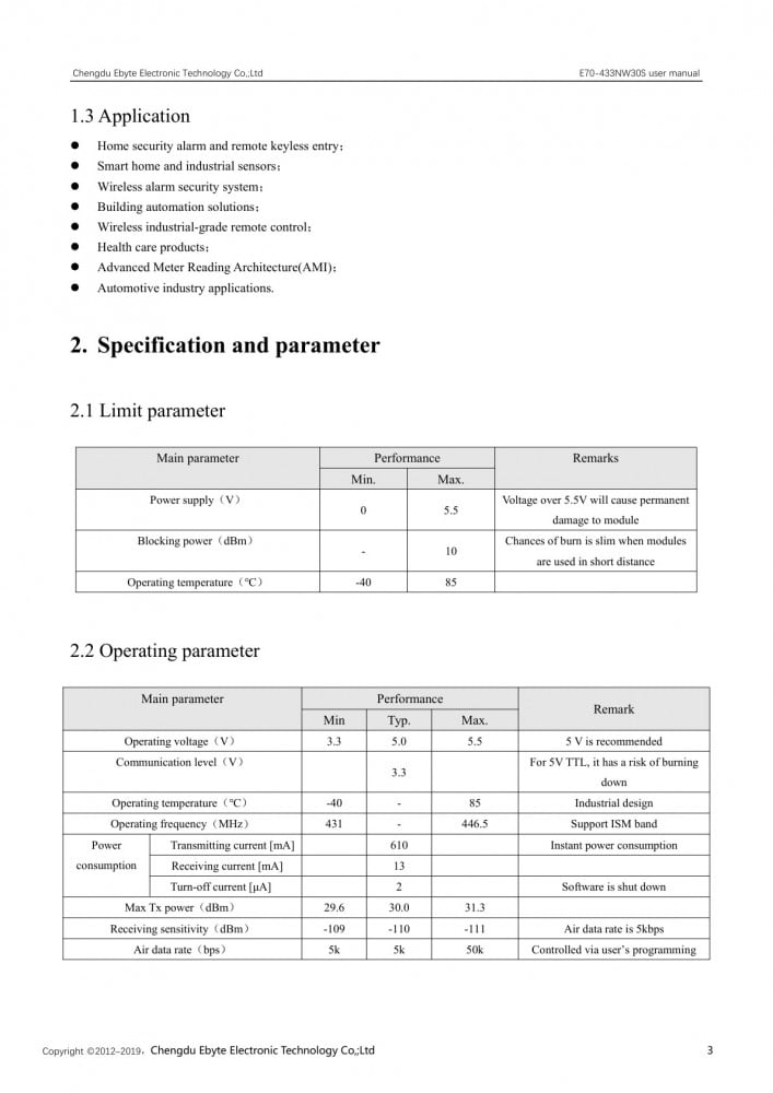 E70-433NW30S manual page 4