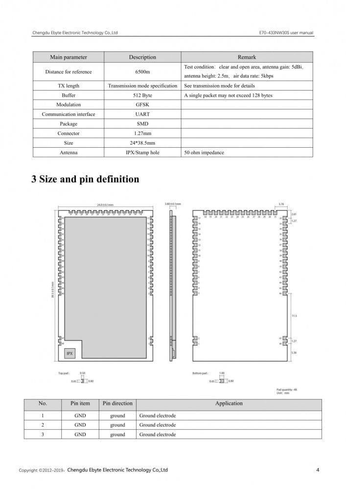 E70-433NW30S manual page 5