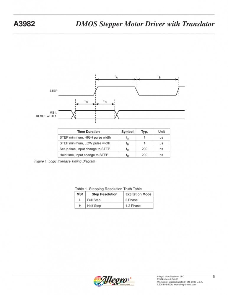 A3982 datasheet page 6