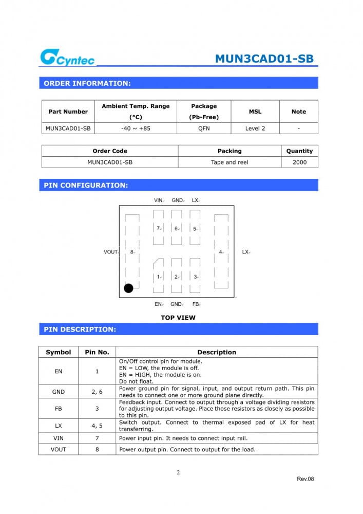 MUN3CAD01-SB datasheet page 2