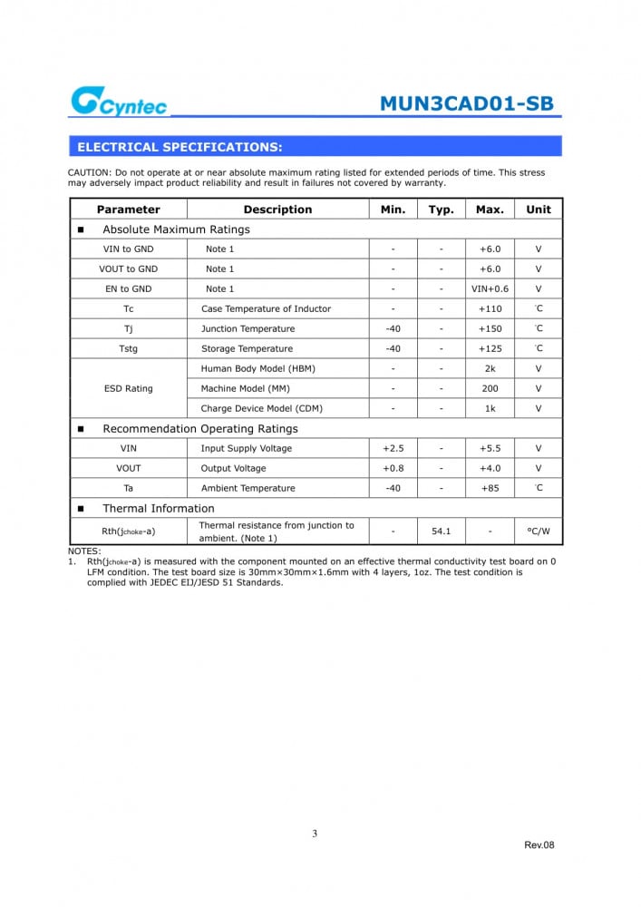 MUN3CAD01-SB datasheet page 3
