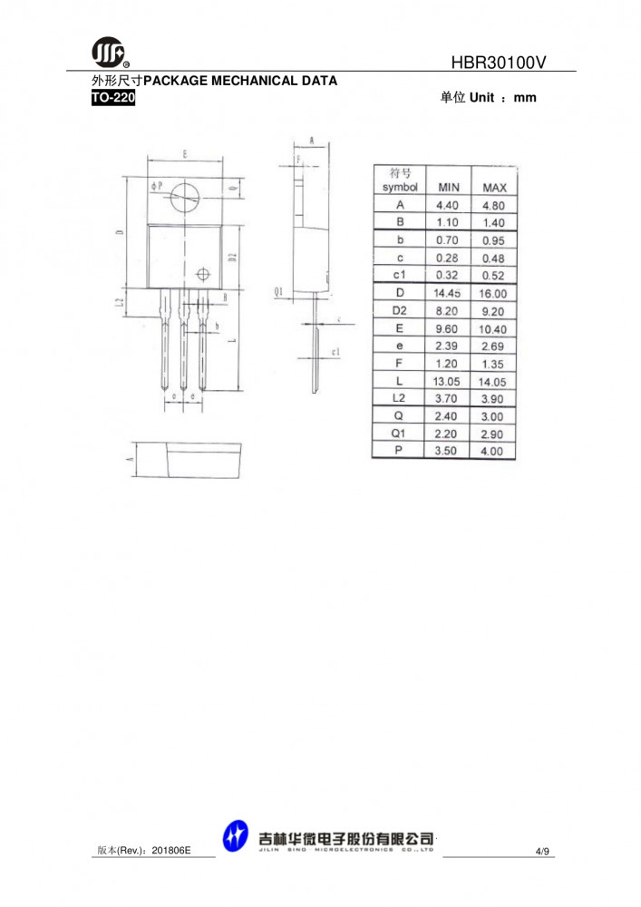 HBR30100V datasheet page 4