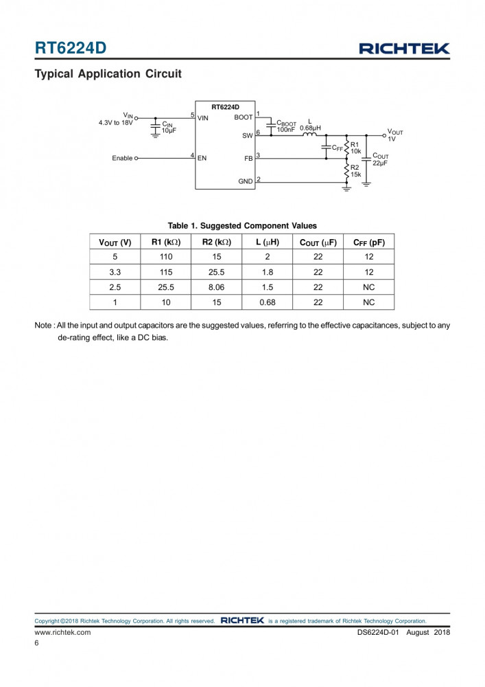 RT6224D technical document, page 6