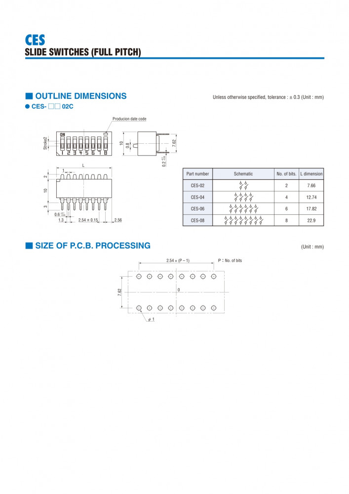 CES-0802MC datasheet page 3