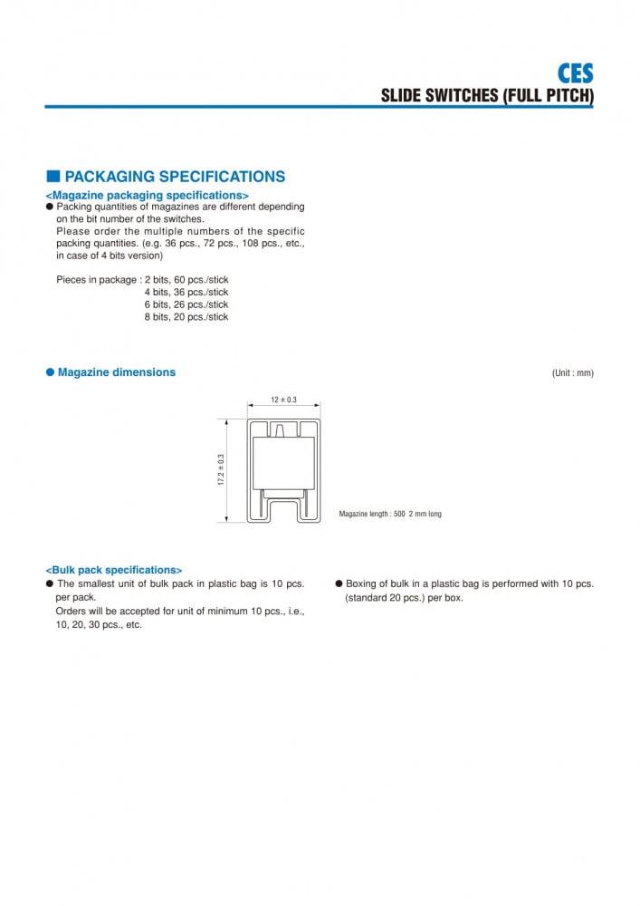 CES-0802MC datasheet page 4