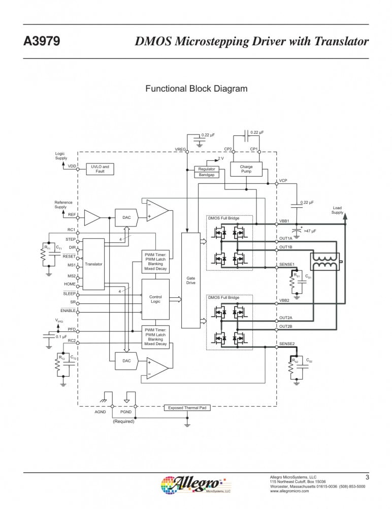 A3979 datasheet page 3