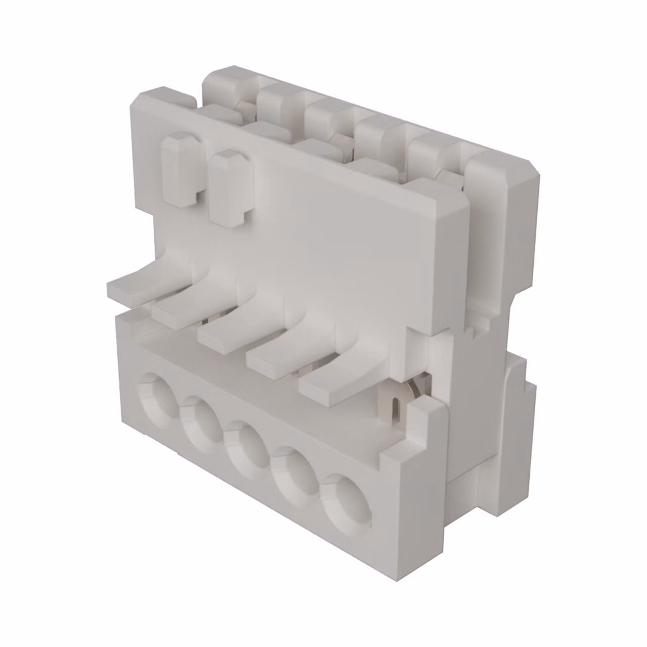 Appli-Mate RAST 2.5 Female Connector, 5.00mm Pitch, 3 Circuits, Position A, D, E and F Removed, Open Endwalls for sale