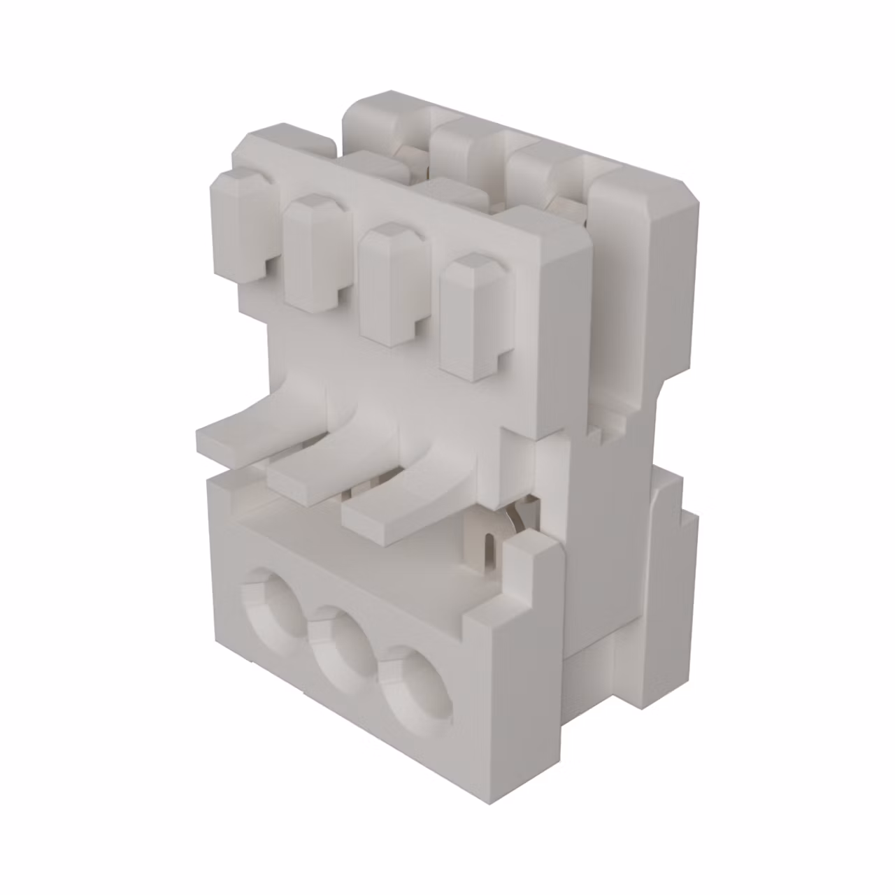 Appli-Mate RAST 2.5 Female Connector, 5.00mm Pitch, 2 Circuits, Open Endwalls, with Red Stripe for sale
