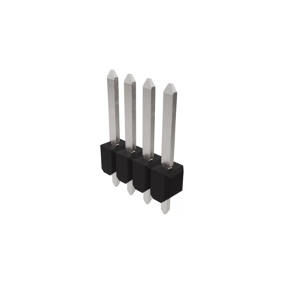 MX150 Single Row Header, Vertical, 4 Circuits, 1.25µm Nickel (Ni) Overall, 1.50µm Minimum Select Matte Tin (Sn) Plating Overall, 11.20mm Mating Pin Length, 3.05mm PC Tail Length for sale