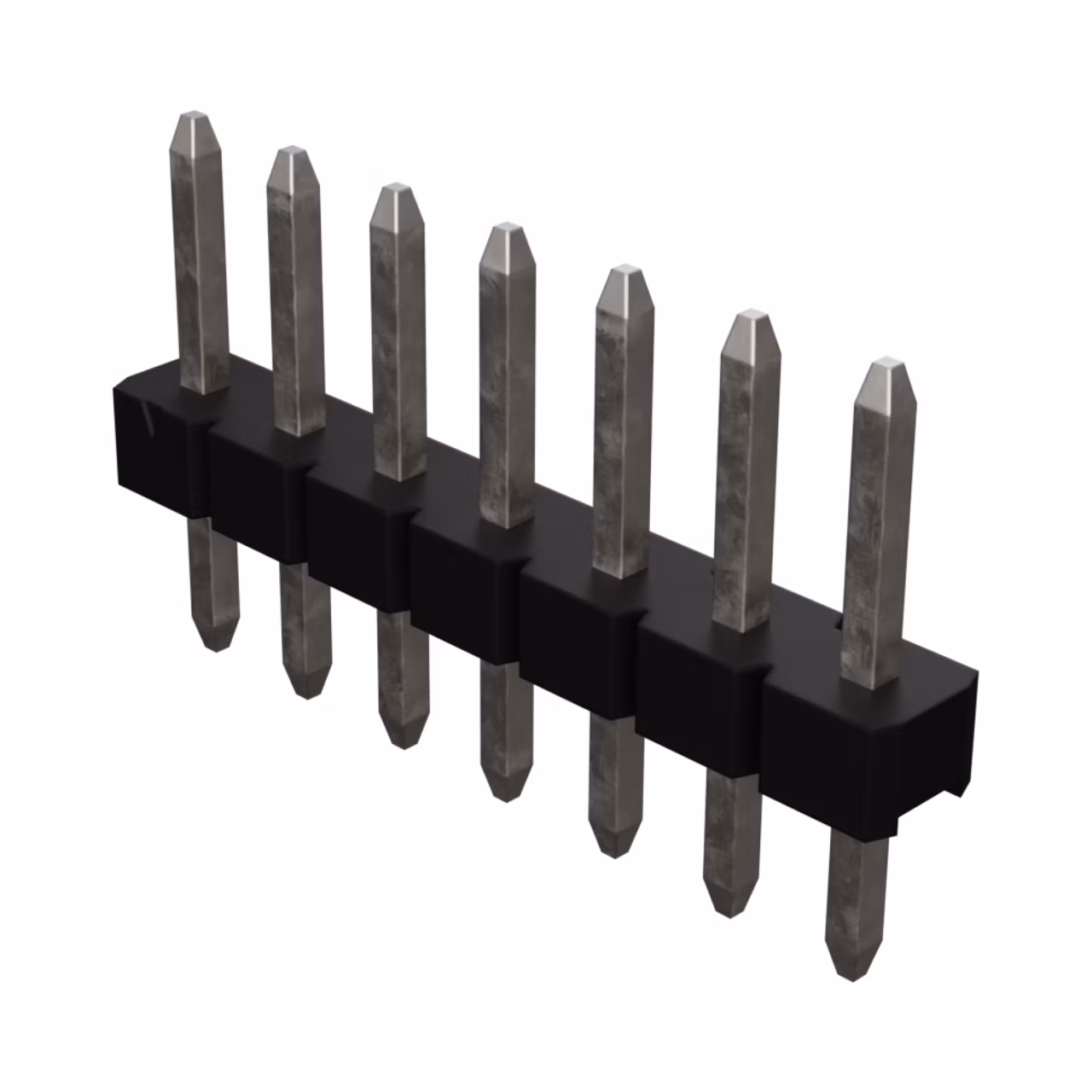 2.00mm Pitch Milli-Grid Header, Vertical, Through Hole, Breakaway, 7 Circuits, 2.50µm Tin (Sn) Plating, Mating Pin Length 4.00mm, Tail Length 2.70mm, Lead-Free for sale