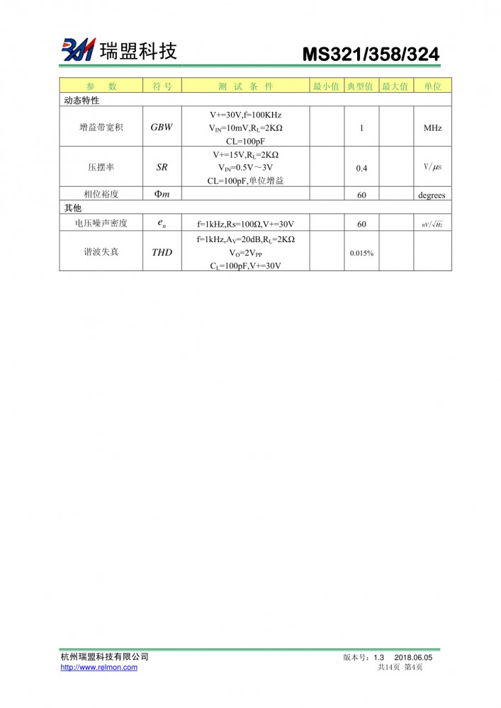 MS324 datasheet page 4