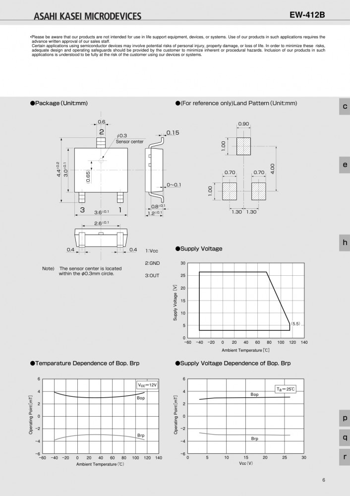 EW412B technical document page 2