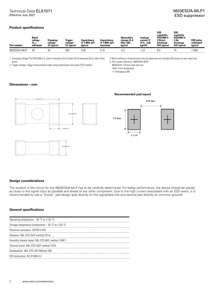 0603ESDA-MLP1 product page 2