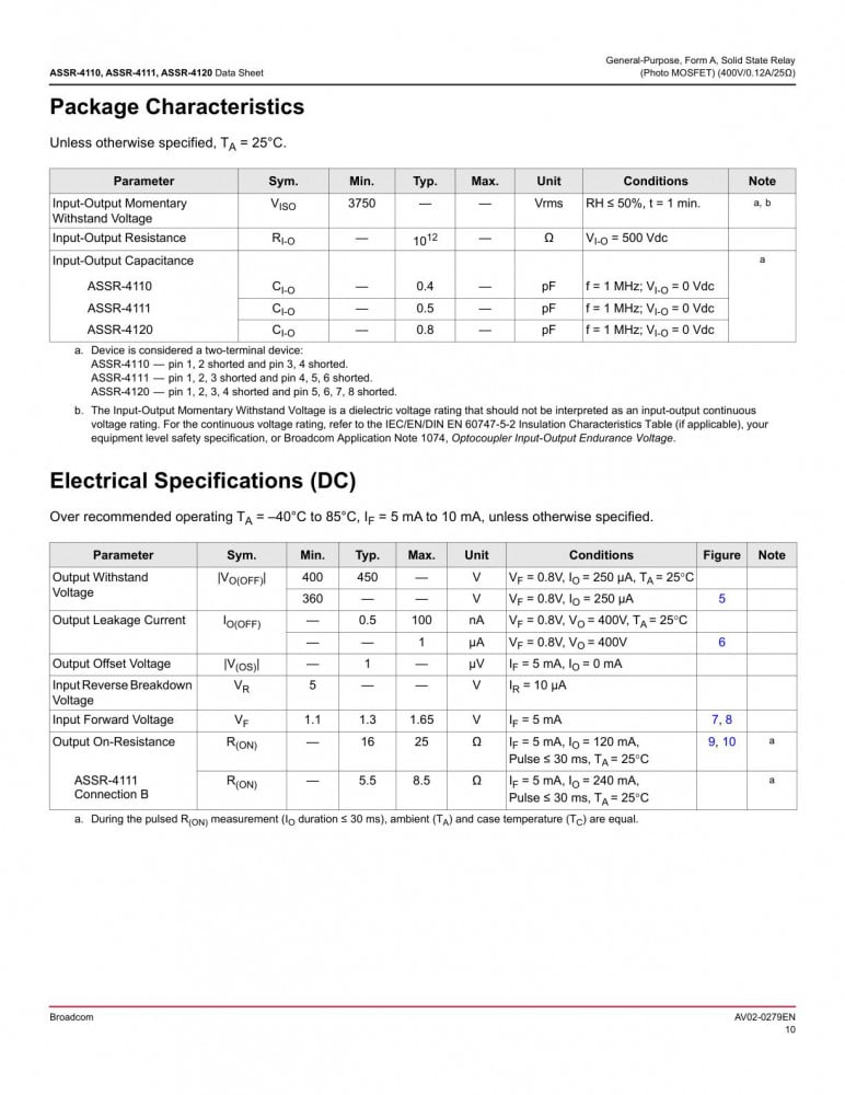 ASSR-4110-003E datasheet page 10