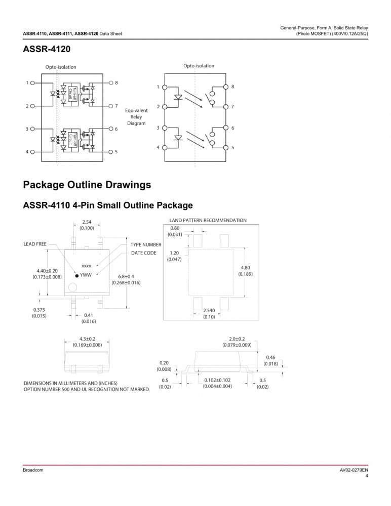 ASSR-4110-003E datasheet page 4
