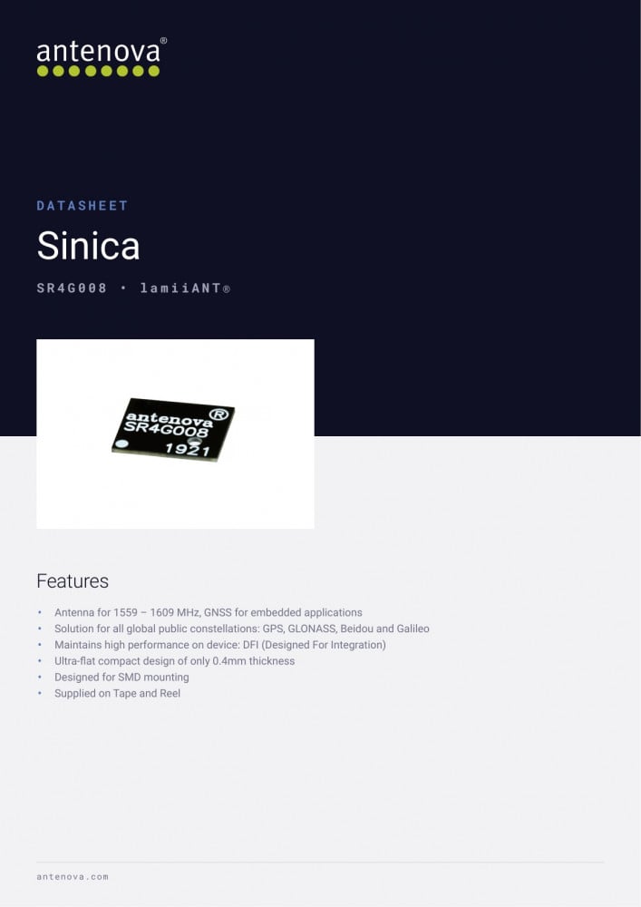 SR4G008 datasheet page 1