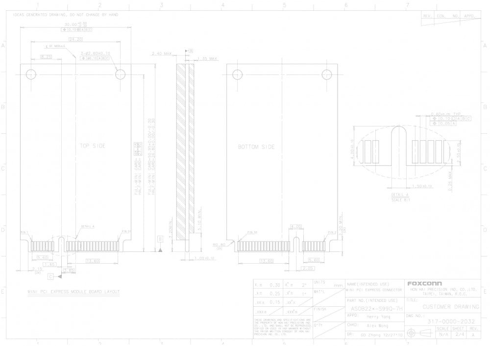 FOXCONN AS0B226-S99Q-7H drawing page 2