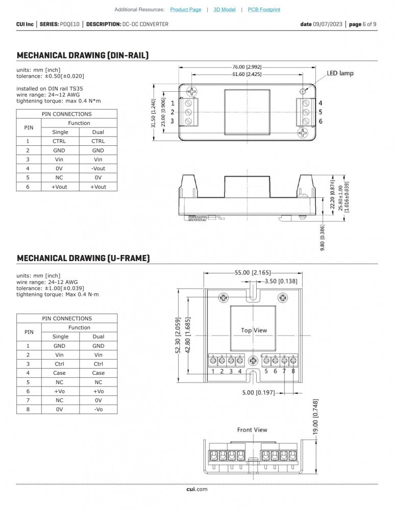PDQE10 datasheet page 6