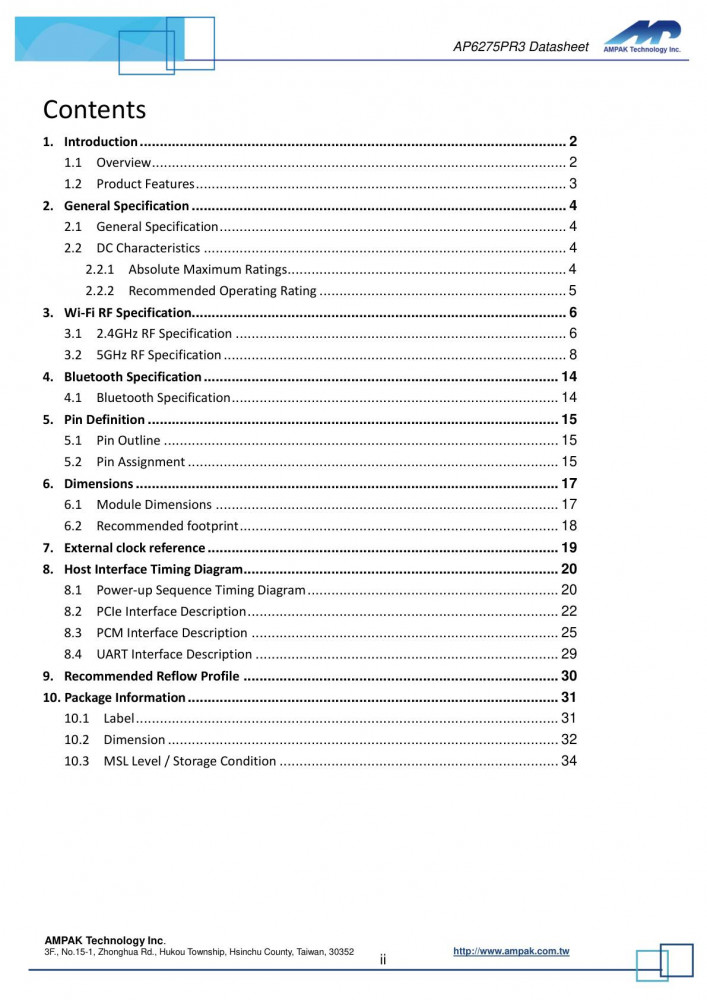 AP6275PR3 datasheet page 4